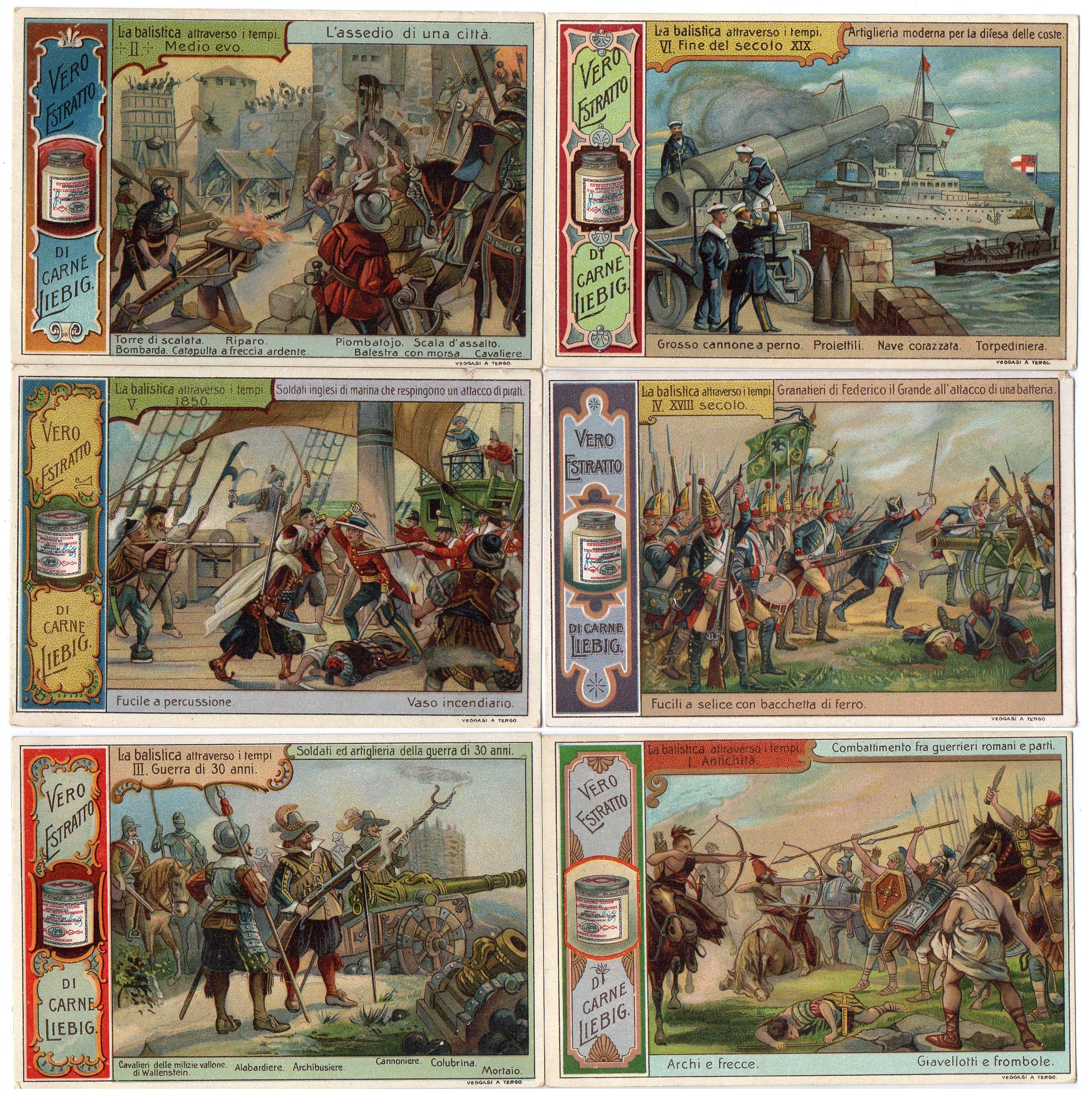 S 0657 / Liebig / La Balistica Attraverso I Tempi (Ita) 657 Mf46806