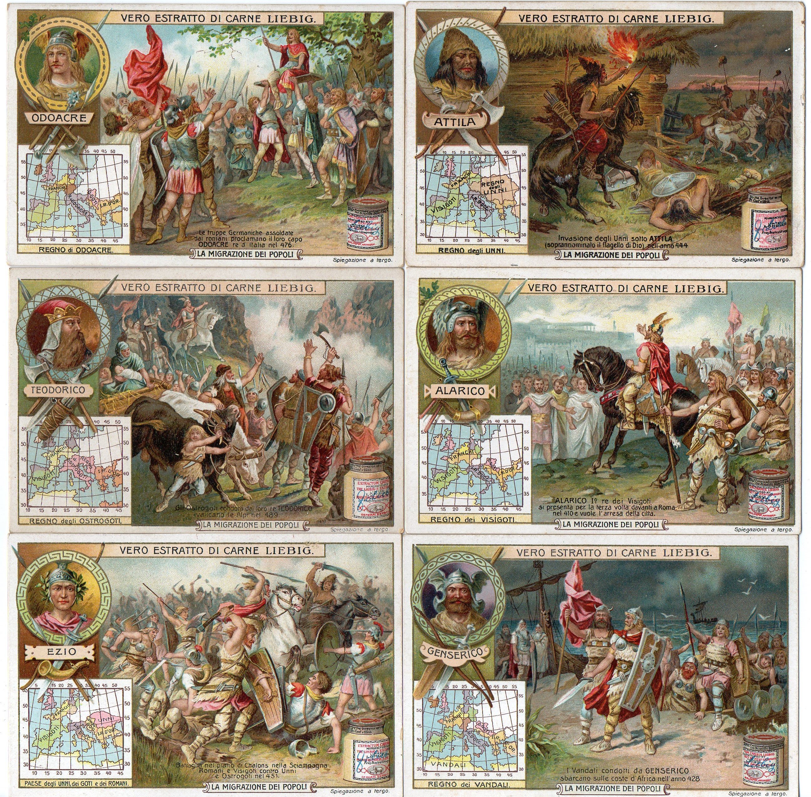 S 0824 / Liebig / La Migrazione Dei Popoli (Ita) 824 Mf46870