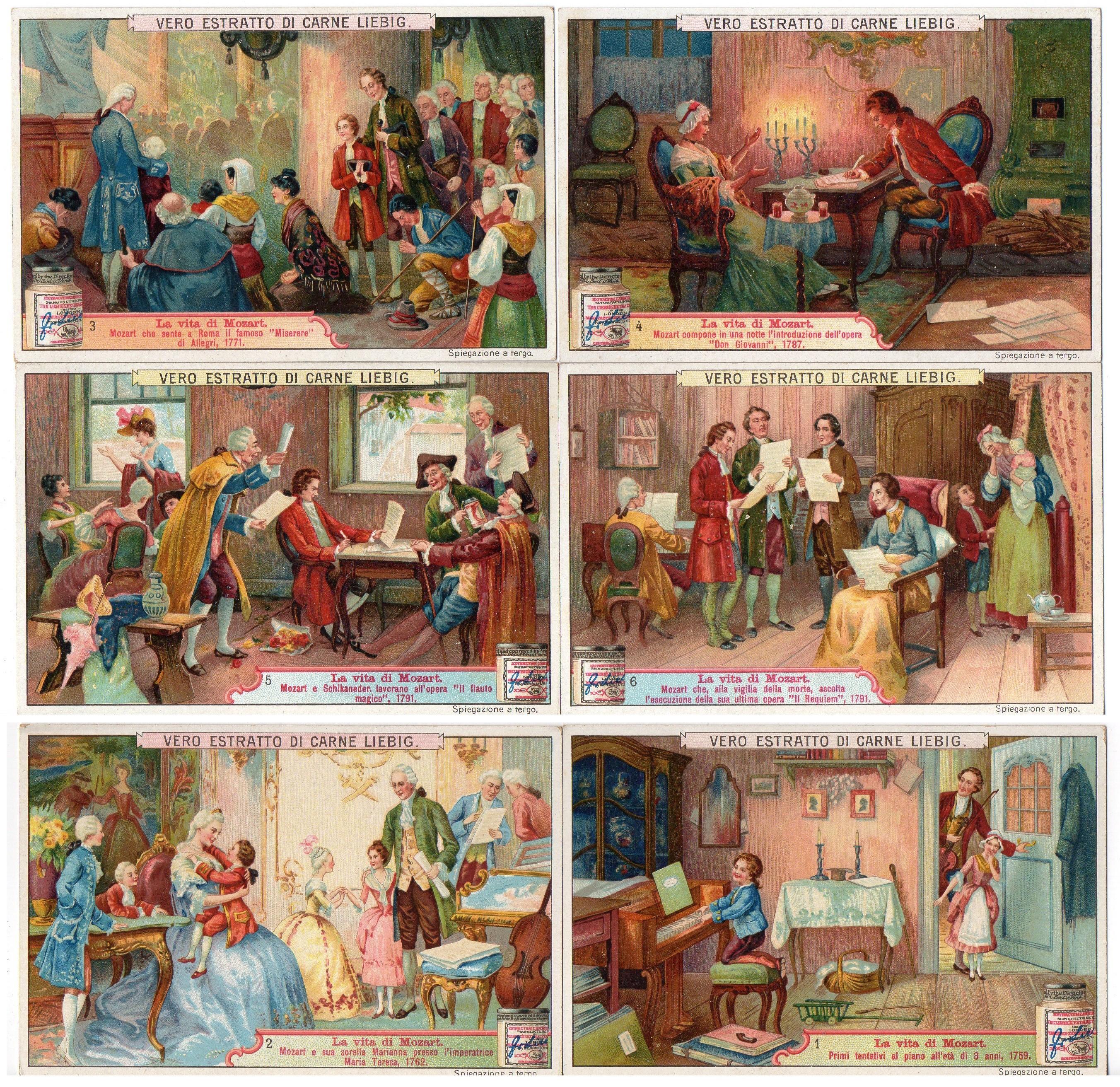 S 0856 / Liebig / La Vita Di Mozart (Ita) Mf46880