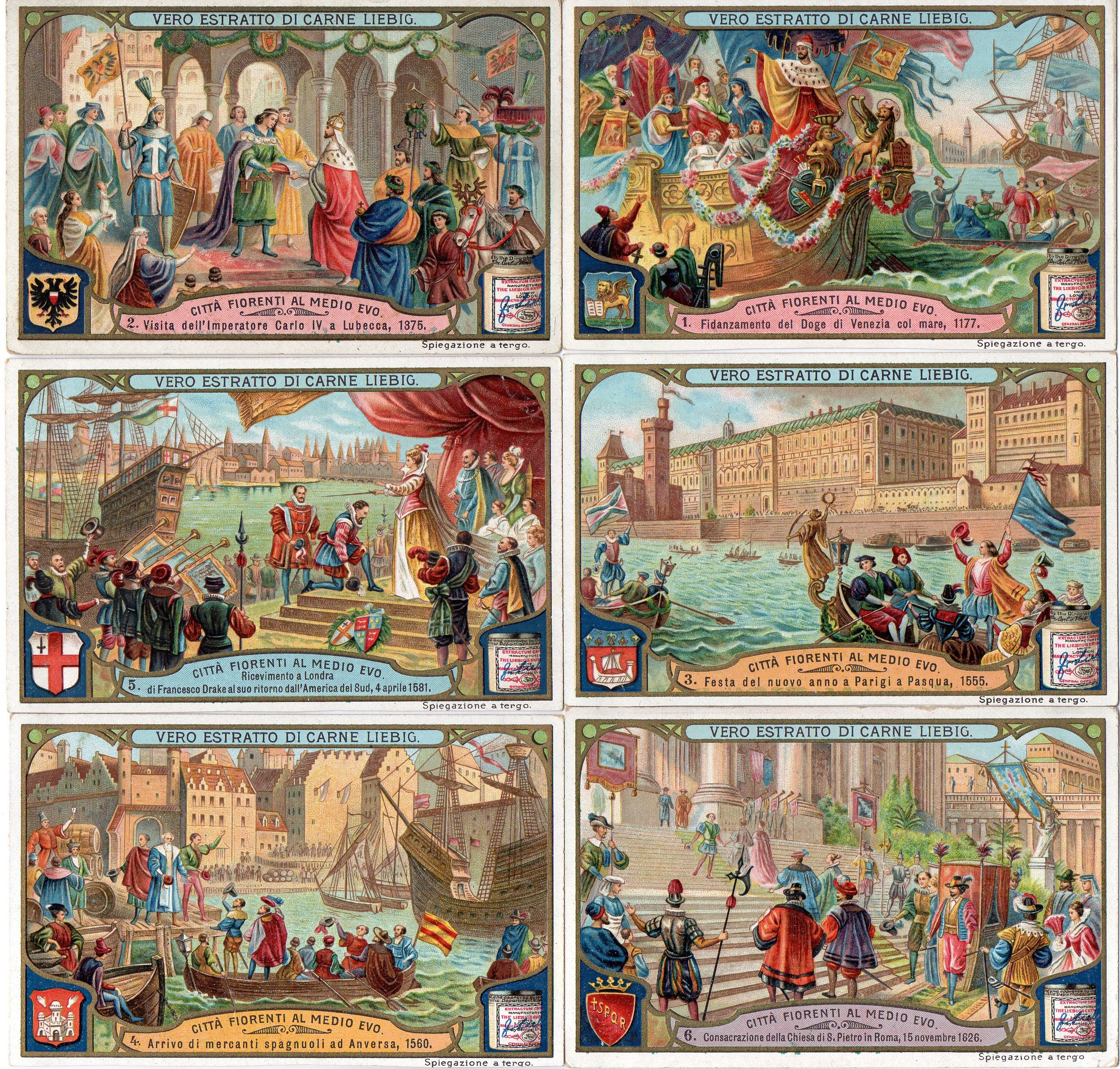 S 0884 / Liebig / Citta  Fiorenti Al Medio Evo  (Ita) 884 Mf46951