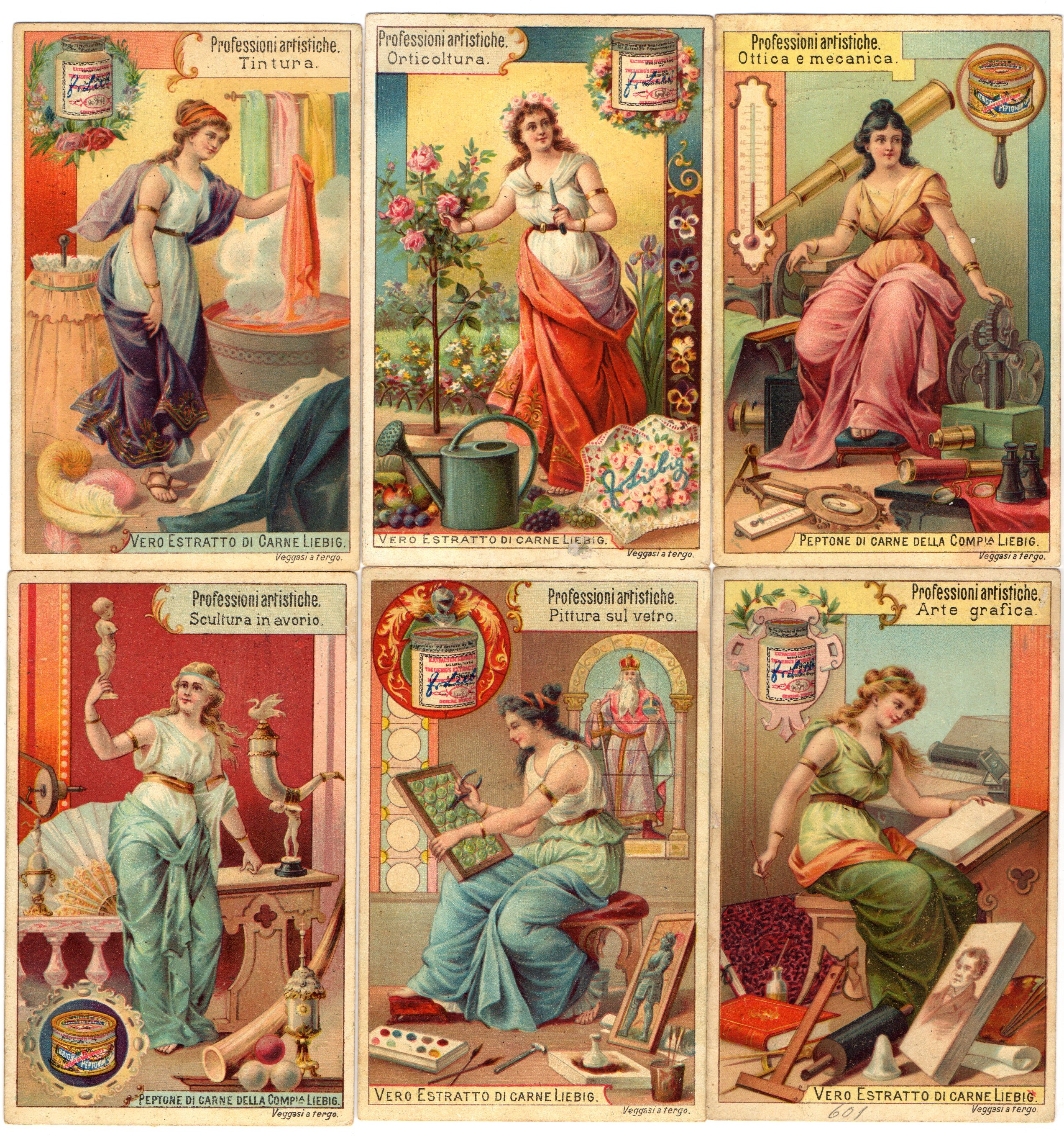 S 0601 / Liebig / Professioni Artistiche  (Ita) 601 Mf28742