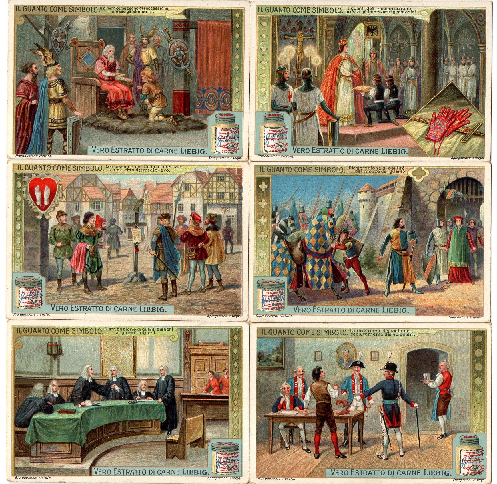 S 1142 Liebig Il Guanto Come Simbolo (Ita) Mf28944