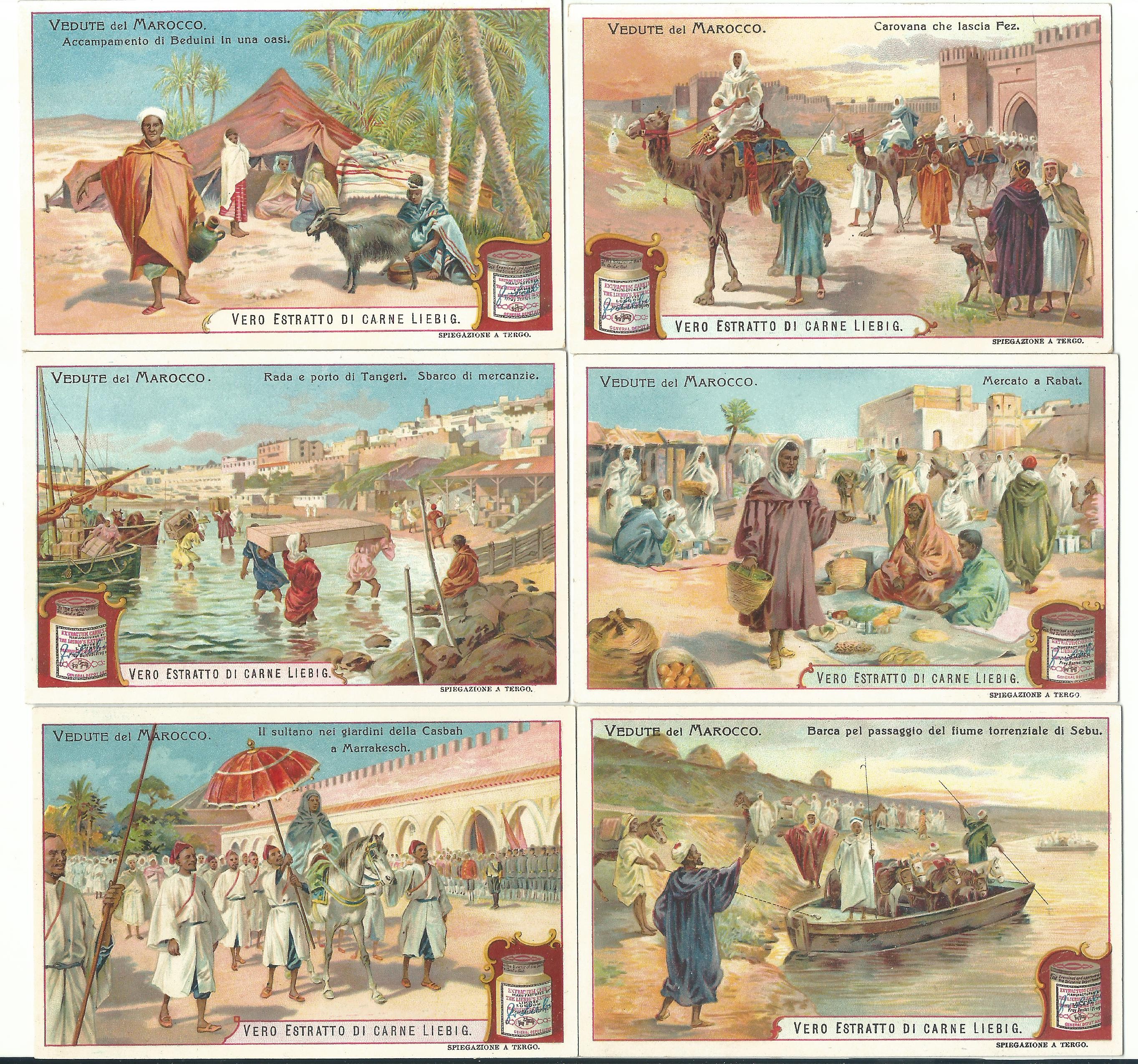 S 0854 / Liebig / Vedute Del Marocco (Ita) 854 Mf42913