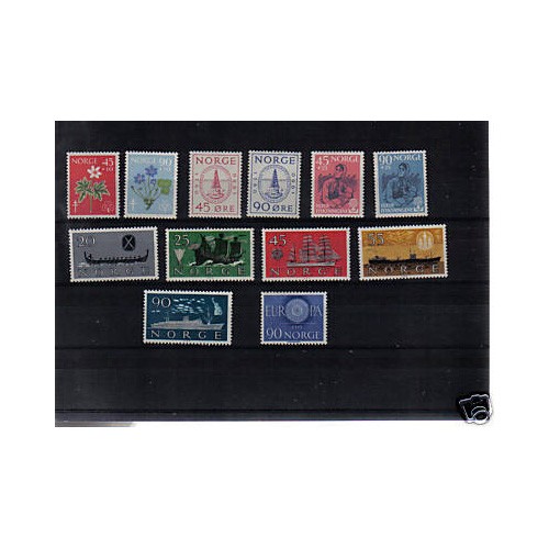 1960 Norvegia Annata Completa 12 V Mf50947