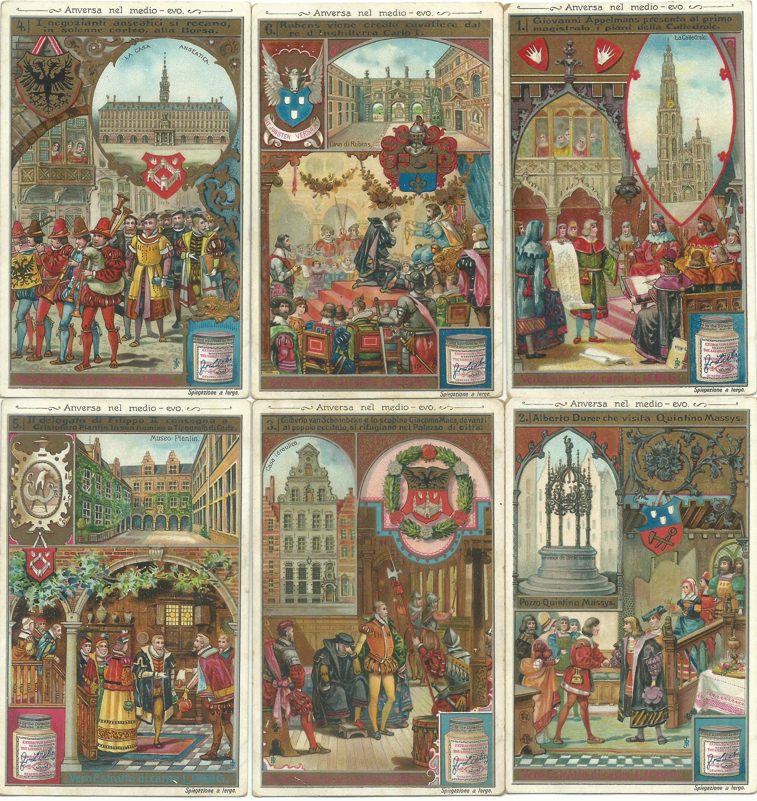 S 0804 / Liebig / Anversa Nel Medioevo  (Ita) 804 Mf43903