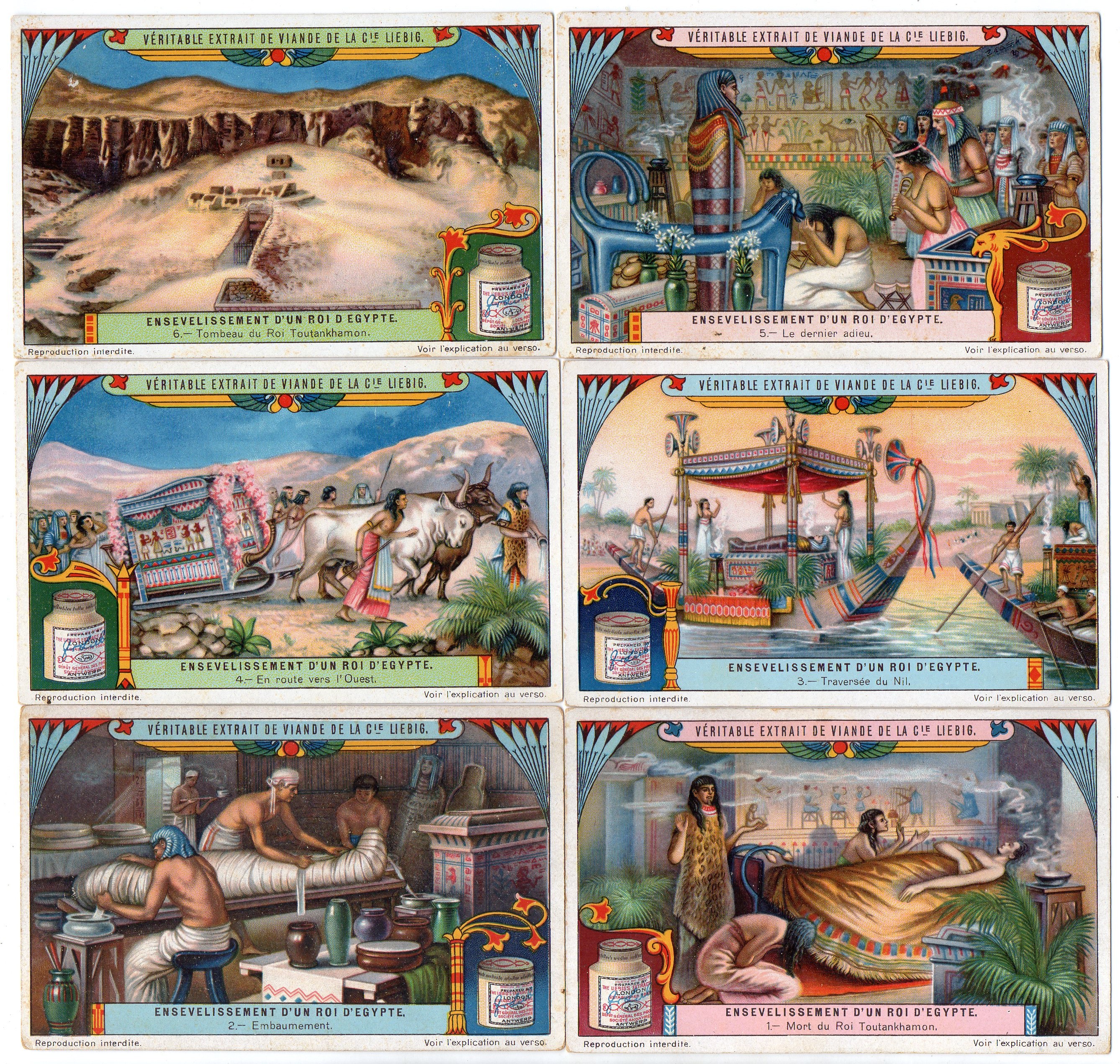 S 1173 / Liebig / Seppellimento Di Un Re D'egitto (Bel) 1173 Mf44980