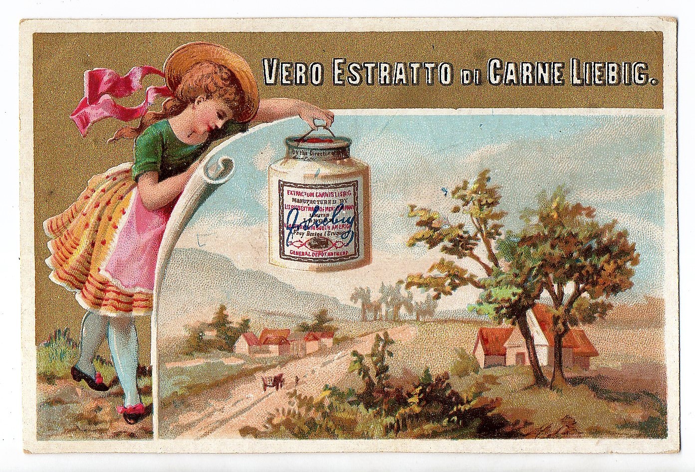 S 0153 / Liebig / Paesaggi E Ragazzi Sostengono Vaso Liebig (Ita) Fig.e Mf45294