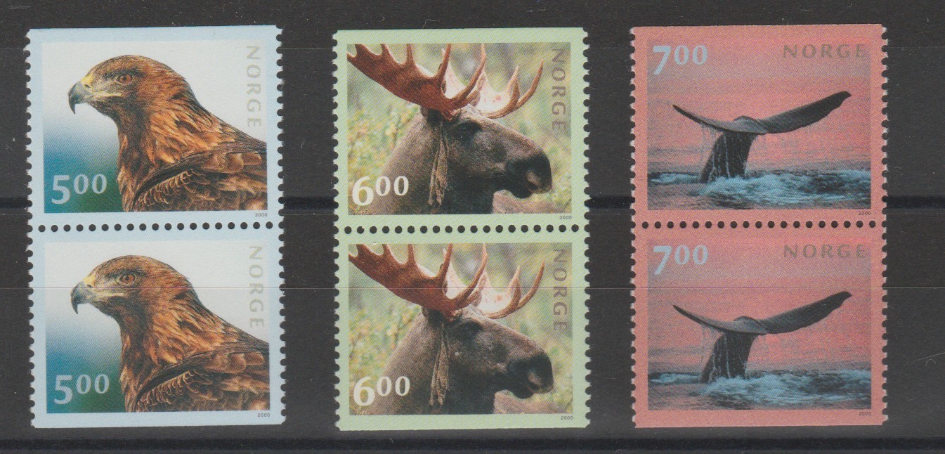 2000 Norvegia  Fauna  6 Val  3 Coppie Mf78819