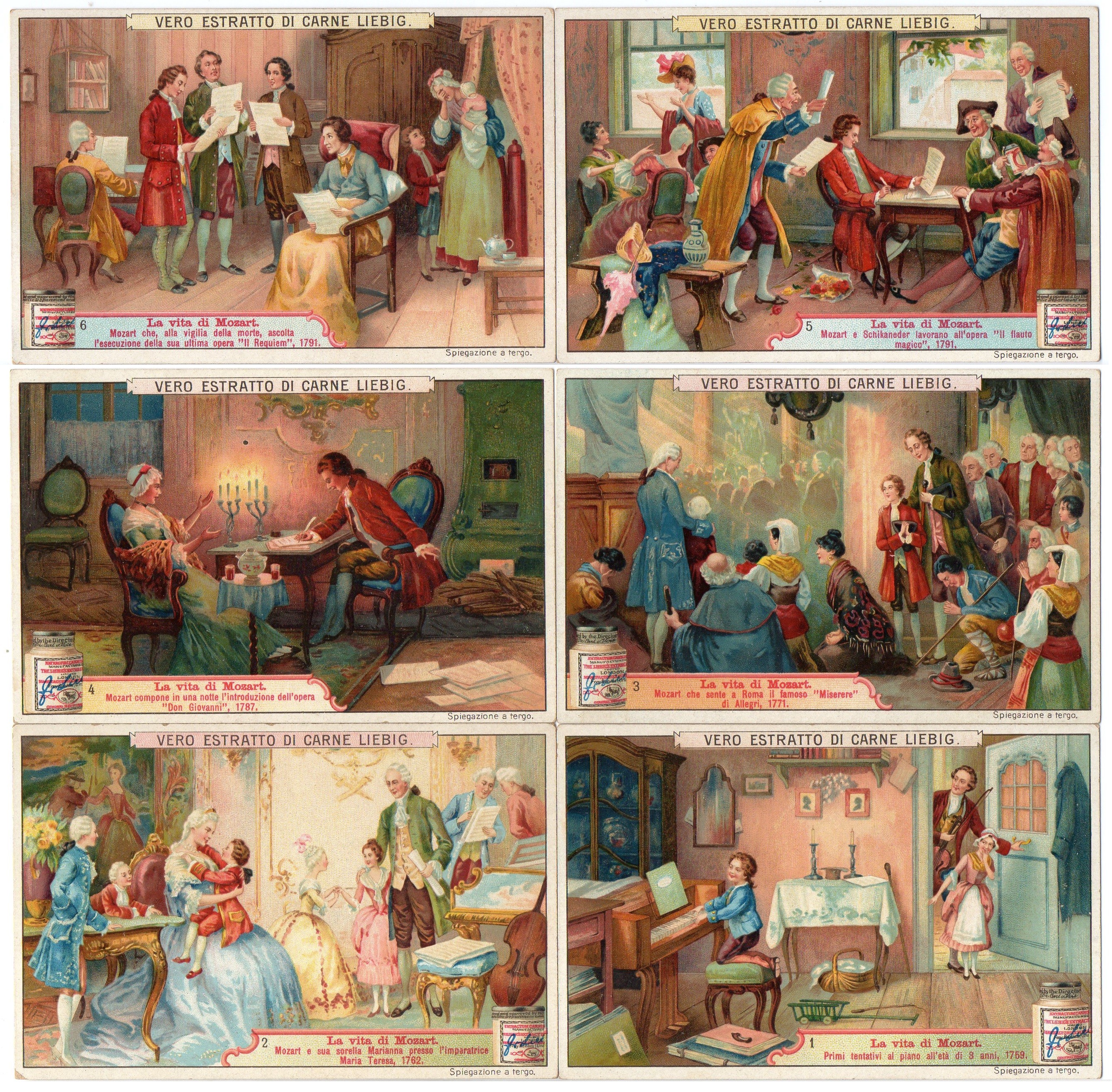 S 0856 / Liebig / La Vita Di Mozart (Ita) Mf46277